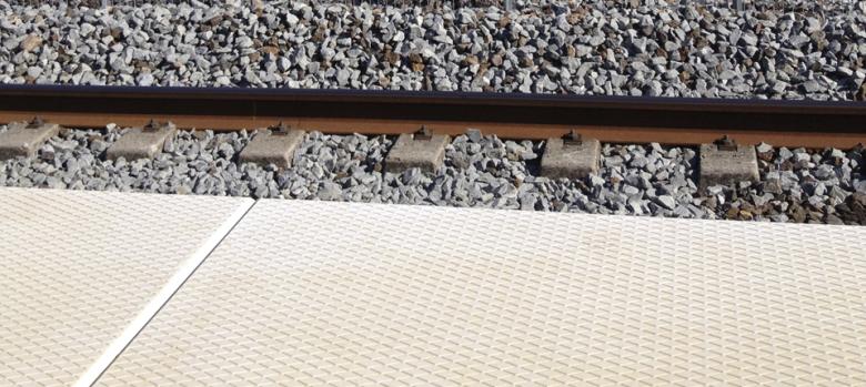 Betonelementer til Langeskov station